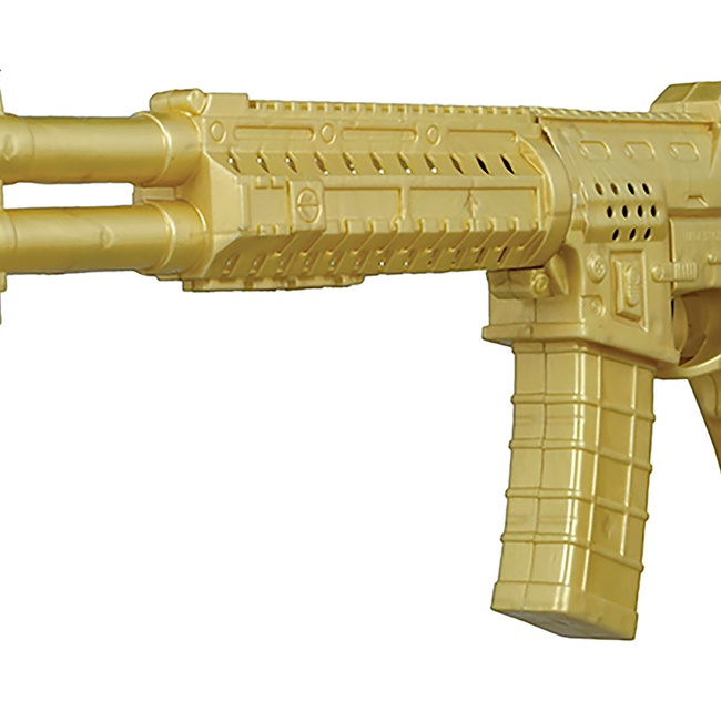 Rifle metralleta de 68 cm dorado por 4,00