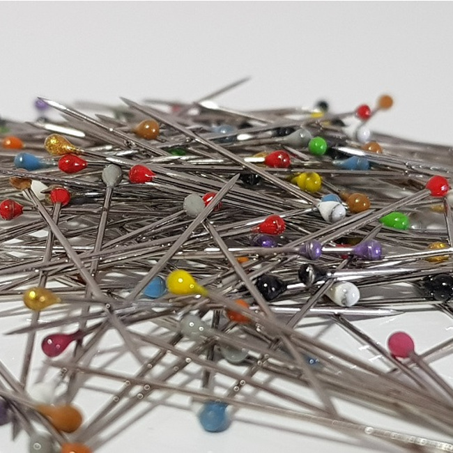 Alfileres cabeza pera colores surtidos de 26 x 0,59 mm - Fildor - 200 ...
