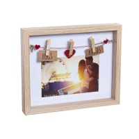 Marcos de fotos con pinzas